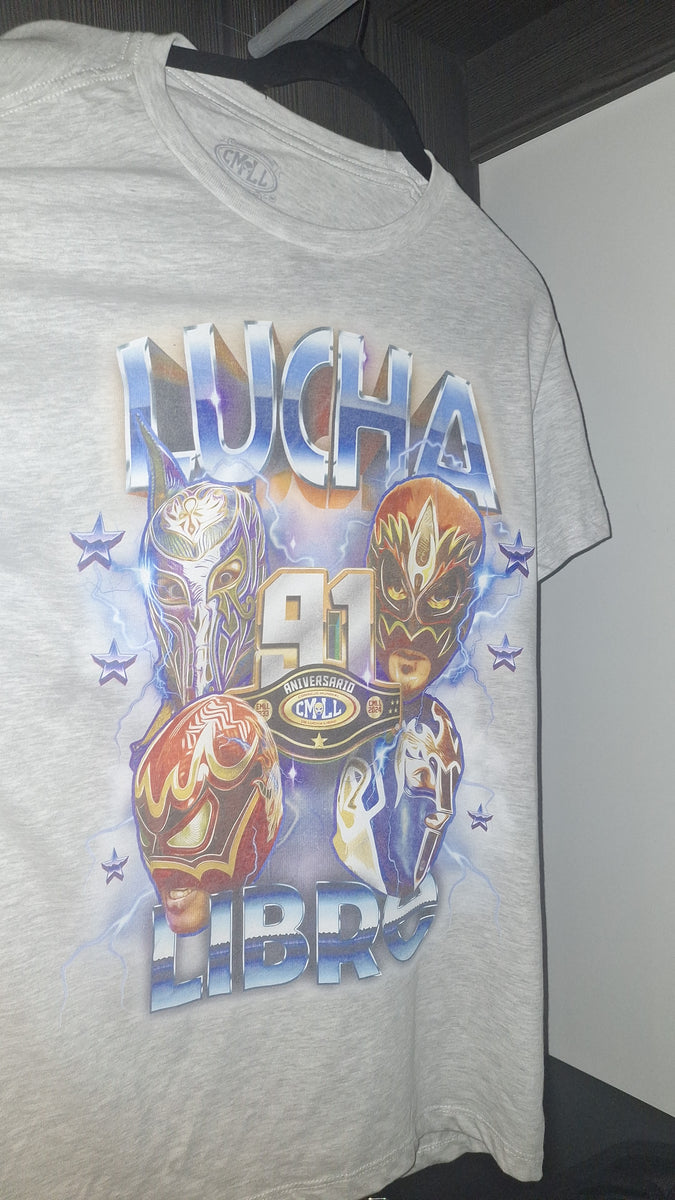CMLL 91 ANIVERSARIO 4-WAY T-SHIRT – stashpages