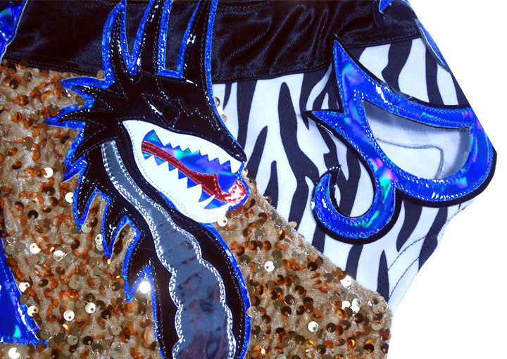 PENTA SEMI-PRO MASK - ZEBRA/GOLD/BLUE – stashpages