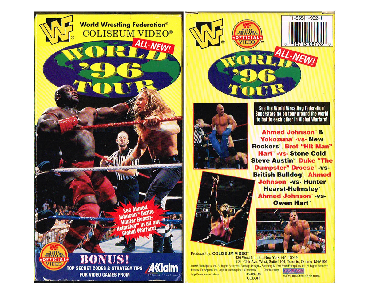 WWF WORLD TOUR 96 VHS TAPE – stashpages