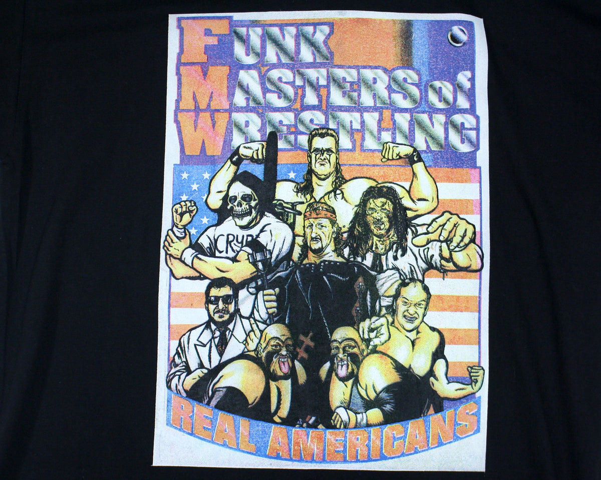 FMW FUNK MASTERS OF WRESTLING T-SHIRT XL – stashpages