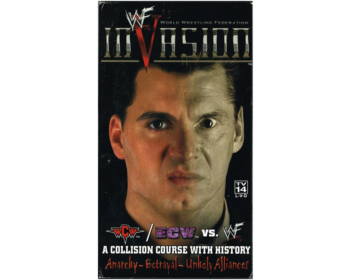 WWF INVASION VHS TAPE – stashpages