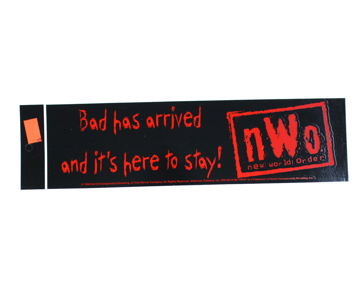 WCW NWO WOLFPAC BUMPER STICKER – stashpages