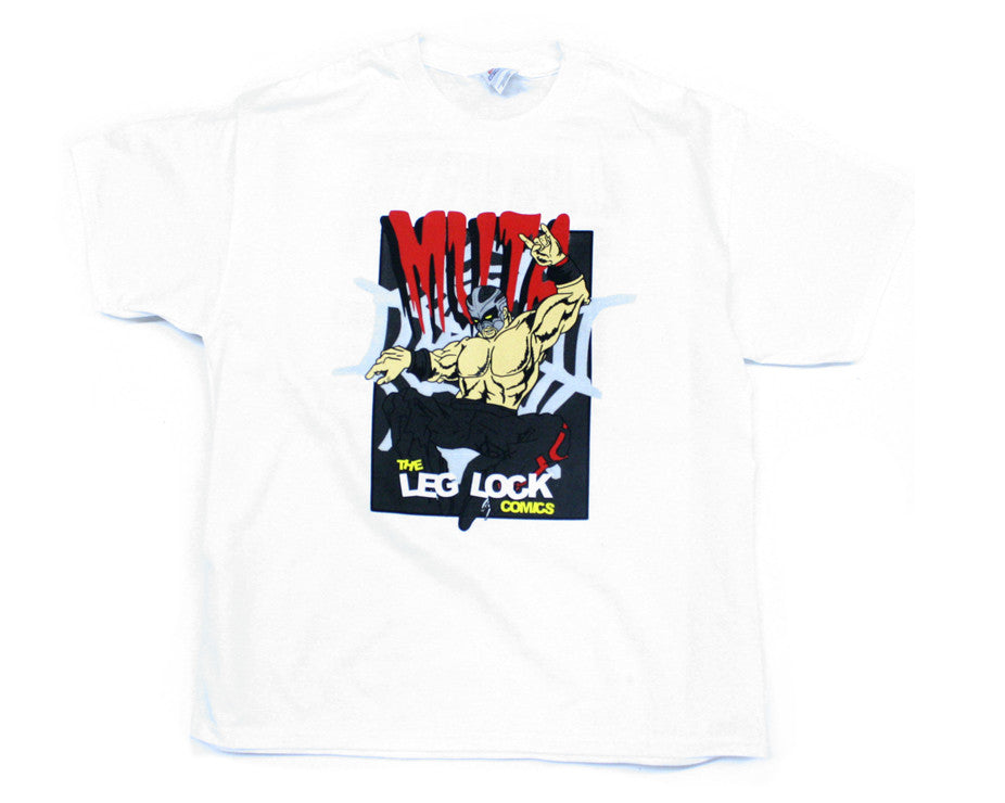 AJPW/ROH GREAT MUTA / LEG LOCK COMICS T-SHIRT L – stashpages