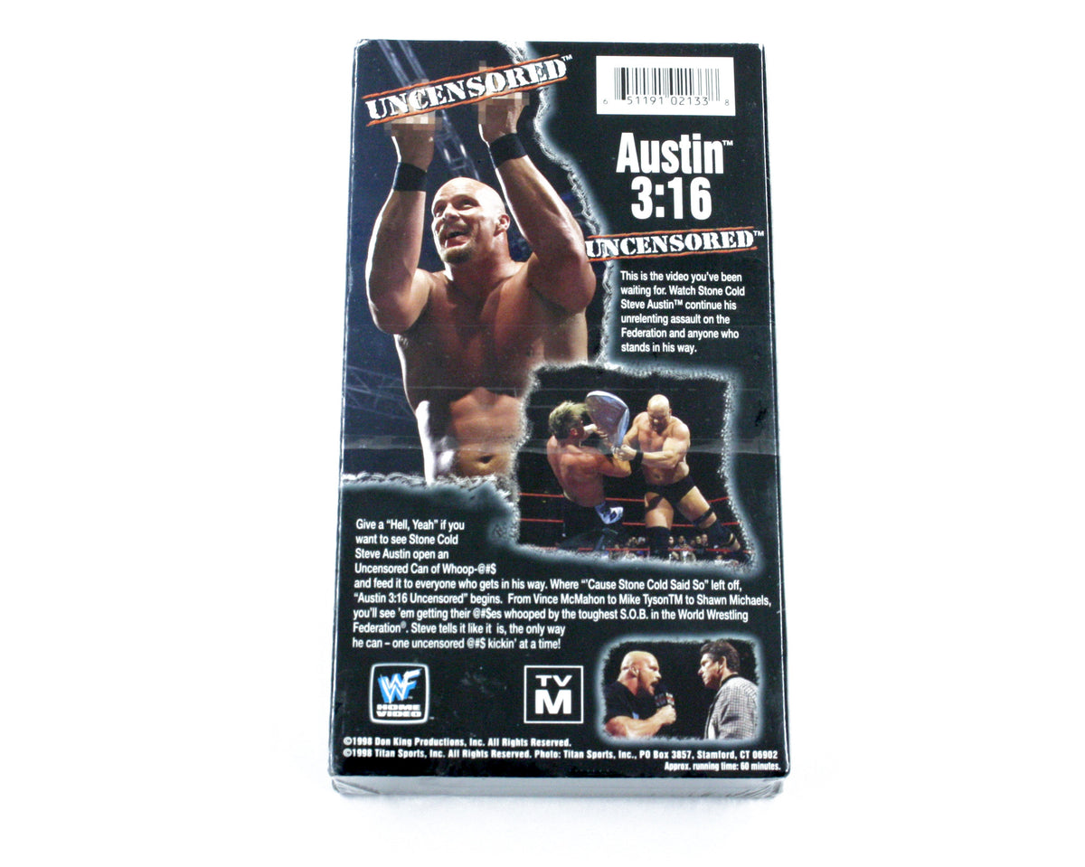WWF AUSTIN 3:16 UNCENSORED VHS TAPE – stashpages