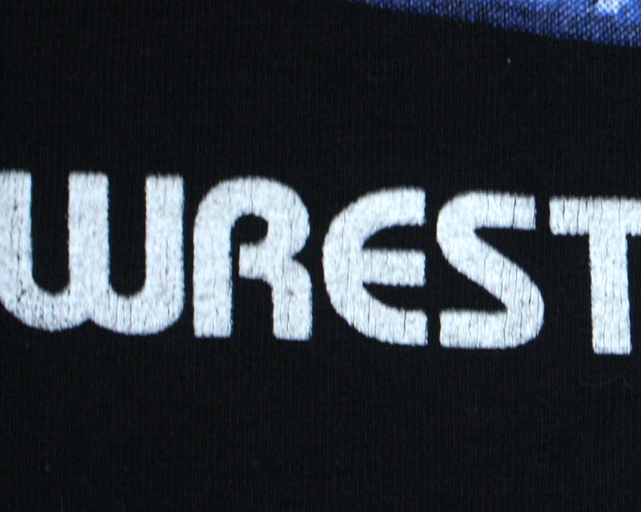 WWF ATTITUDE CARTOON FACES VINTAGE T-SHIRT L – stashpages