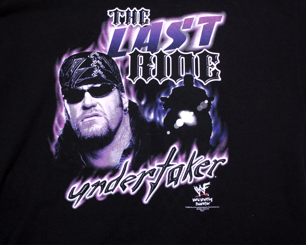 WWF UNDERTAKER LAST RIDE T-SHIRT LG – stashpages