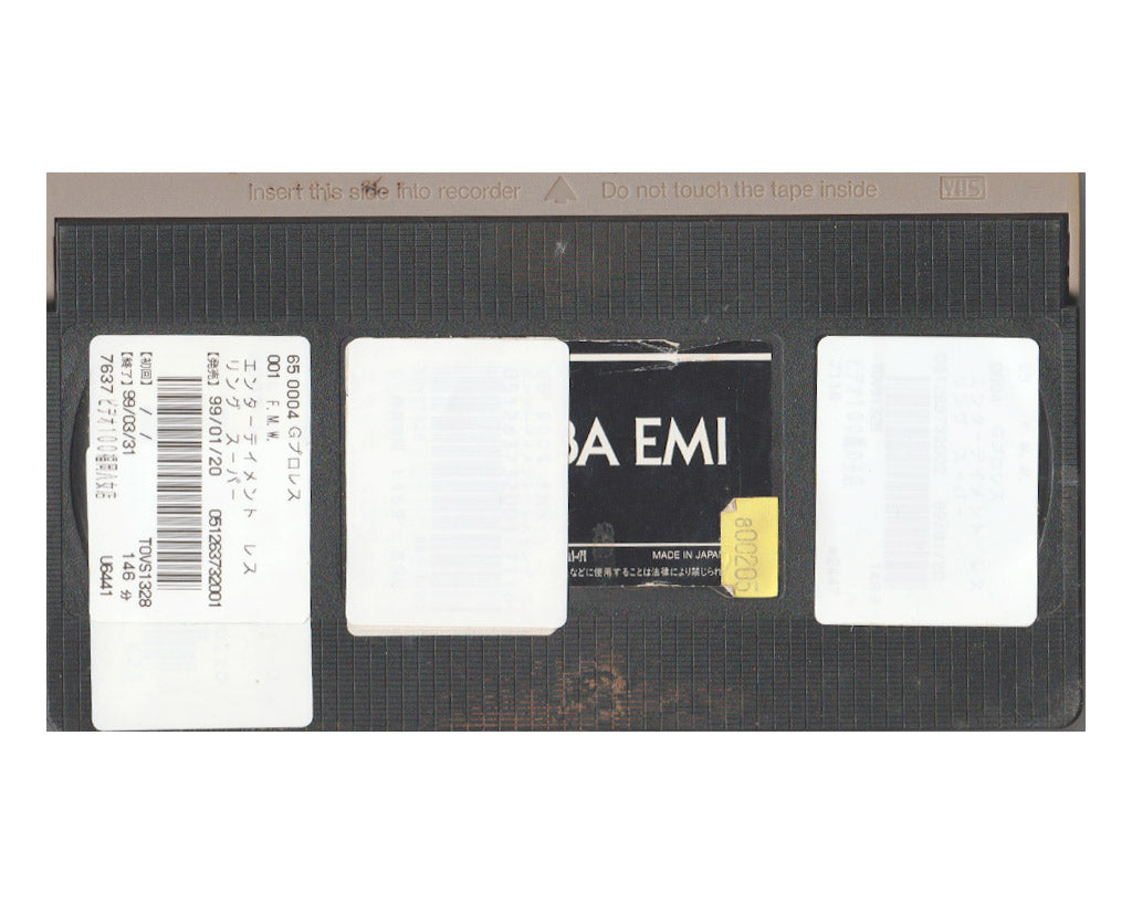 FMW ENTERTAINMENT WRESTLING SUPER LIVE VHS TAPE – stashpages